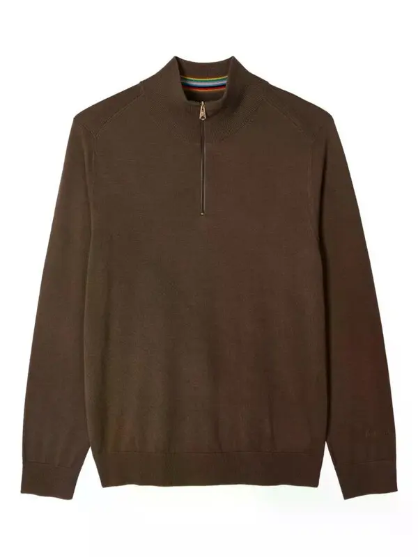 Paul Smith Zip-neck Sweater