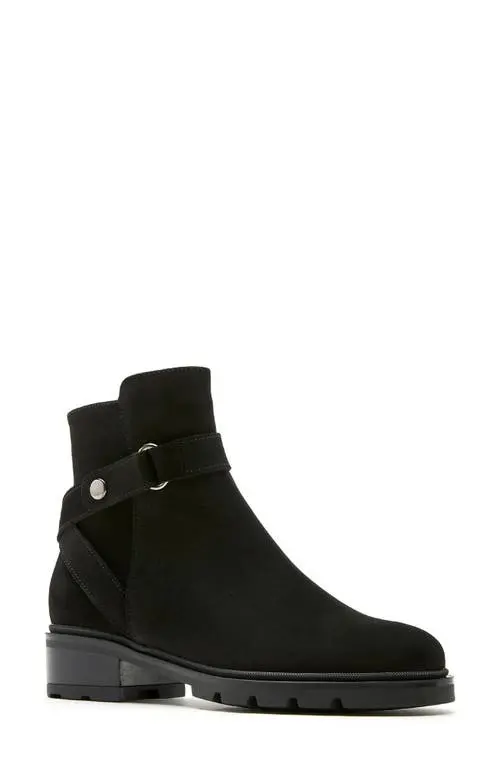 La Canadienne City Dry™ Waterproof Bootie - Black Suede
