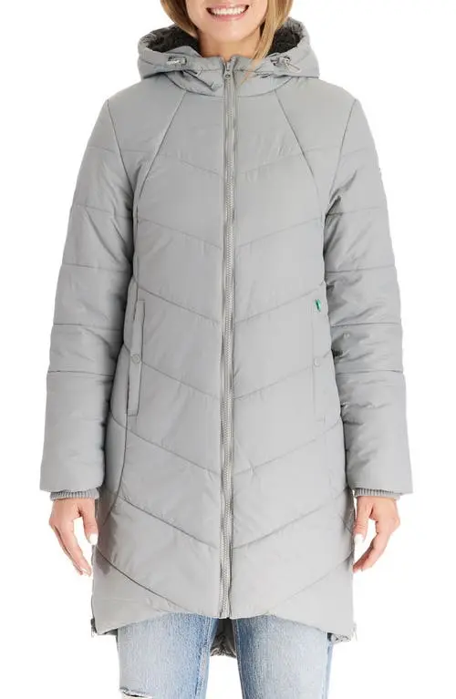 MODERN ETERNITY Harper 3-in-1 Mid-thigh Maternity Coat - Graphite