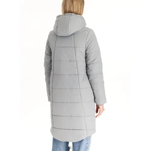 MODERN ETERNITY Harper 3-in-1 Mid-thigh Maternity Coat - Light Graphite