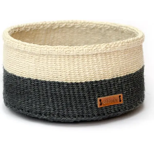 OTHERS TRADE FOR HOPE Sisal Basket - Natural/black