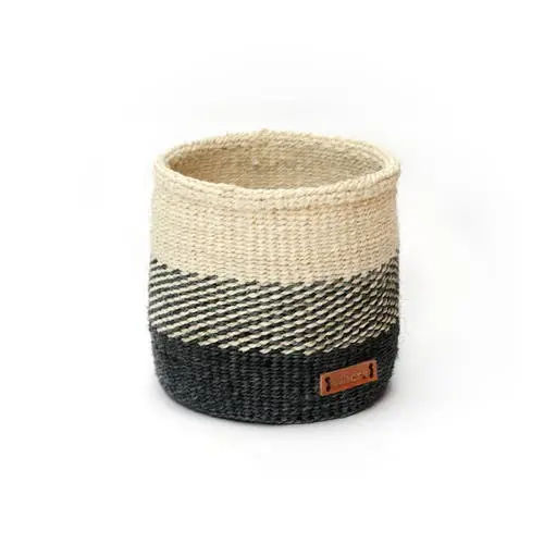 OTHERS TRADE FOR HOPE Sisal Basket - Natural/black