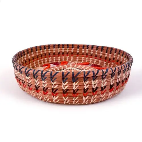 MAYAN HANDS Cristina Basket - Orange