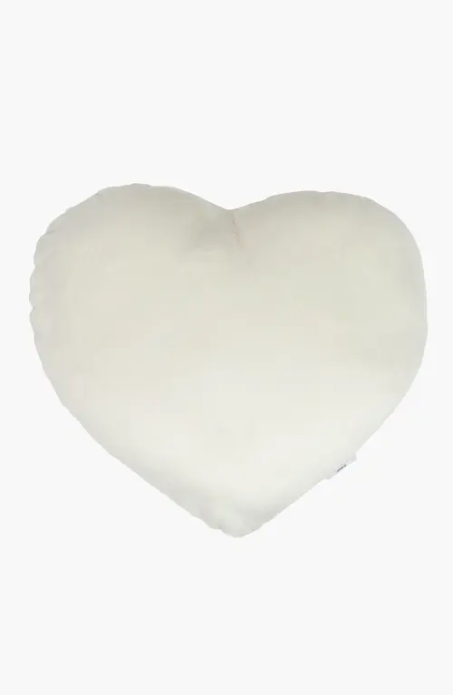 HUGIMALS WORLD Super Sized Heart To Hug Pillow With Pocket - Ivory