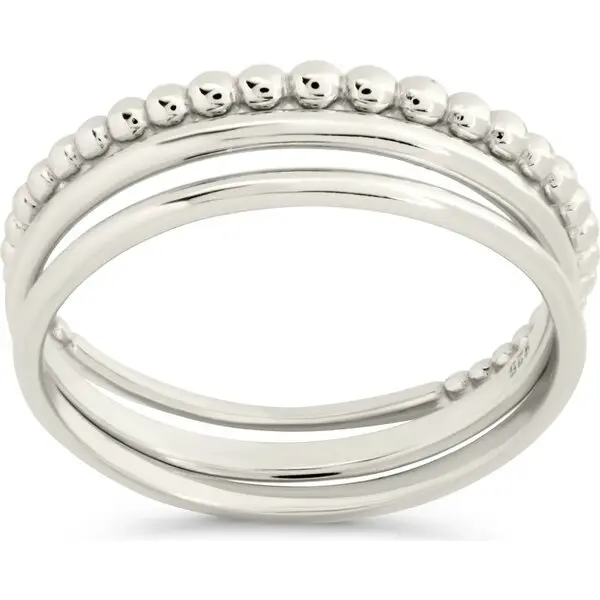 Sterling Forever Adele Stacking Rings - Silver
