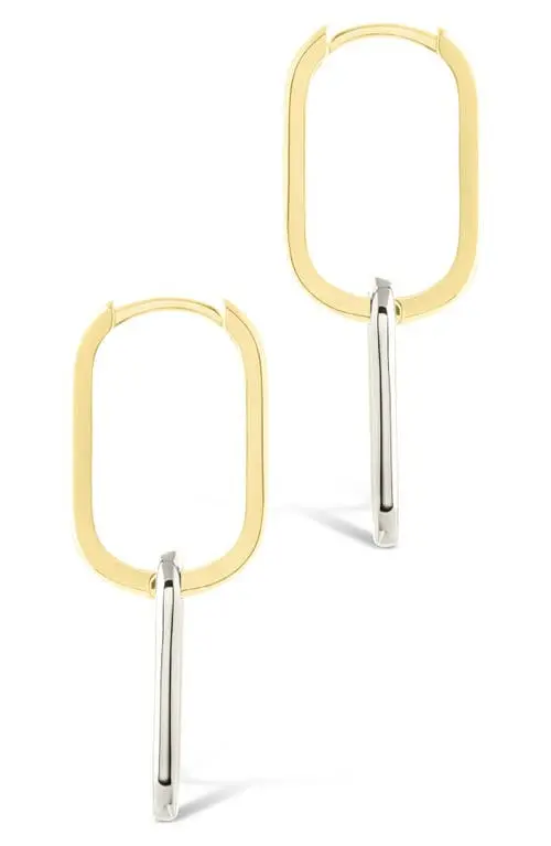 Sterling Forever Raleigh Link Drop Earrings