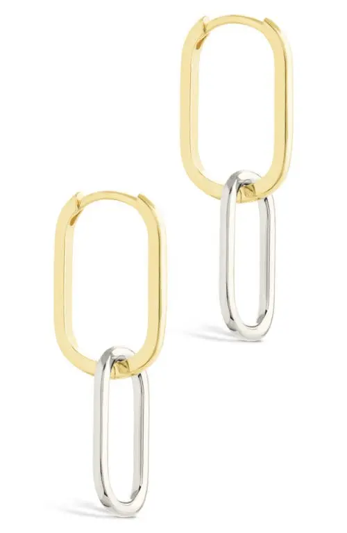 Sterling Forever Raleigh Link Drop Earrings
