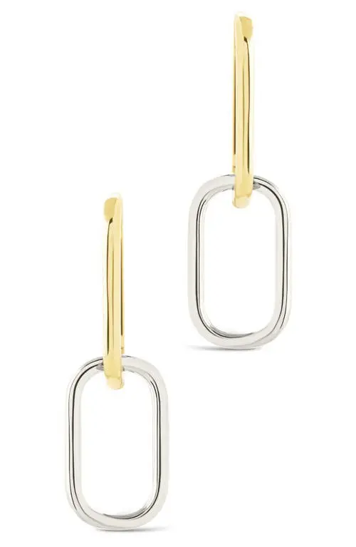 Sterling Forever Raleigh Link Drop Earrings