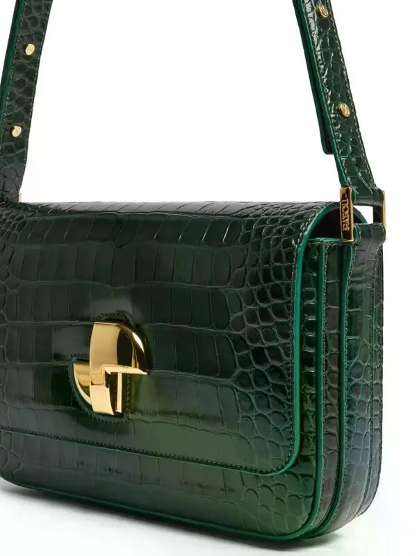 Patou Le Lock Crocodile-pattern Bag