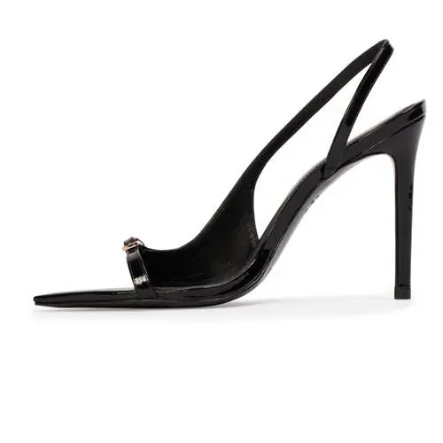 BLACK SUEDE STUDIO Heidi 100 Slingback Sandal