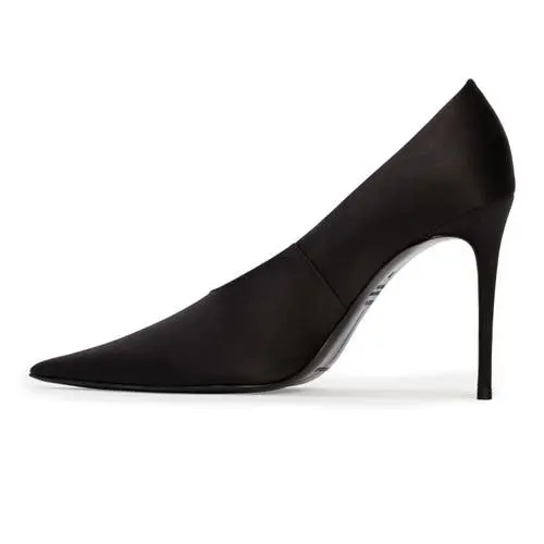 BLACK SUEDE STUDIO Jona 100 Satin Pump