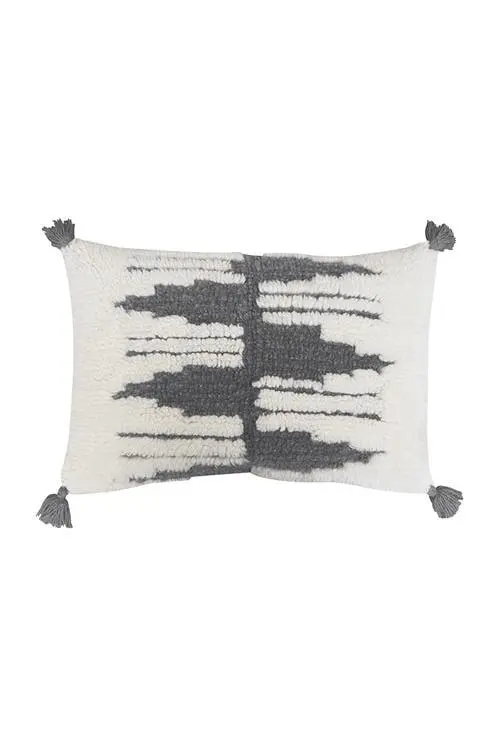 LORENA CANALS Nomad Cushion Zagros - Natural/ Charcoal