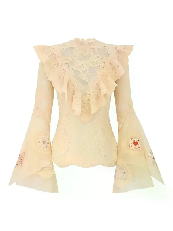 Zimmermann Ruffled Lace Shirt