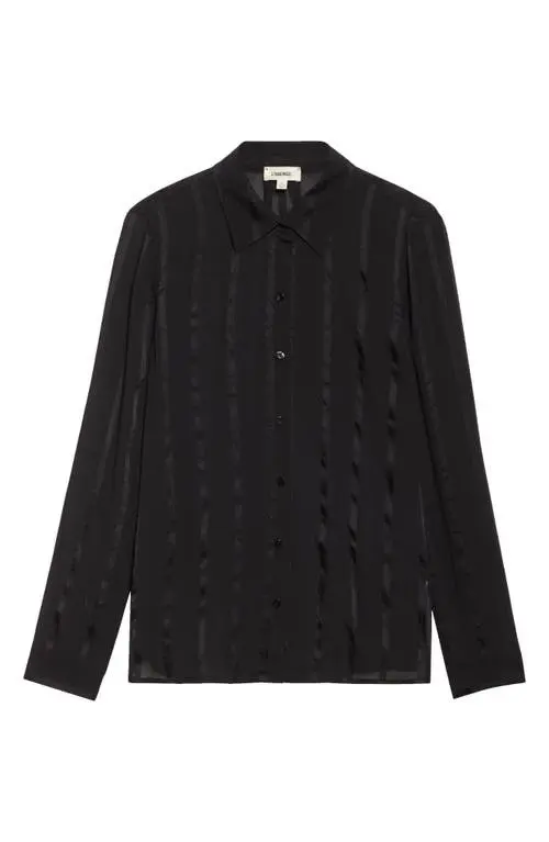 L'Agence Argo Silk Button-up Shirt