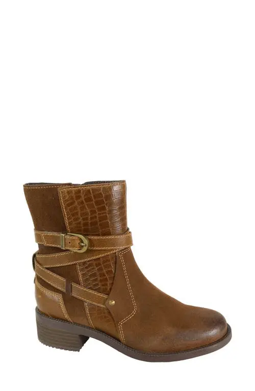 DAVID TATE Leather Ankle Booties - Brown