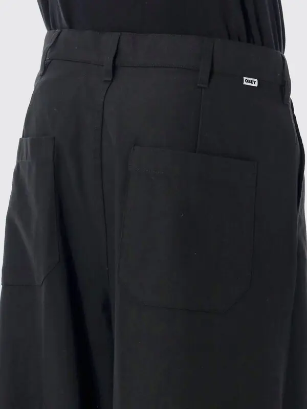 Obey Wide-leg Trousers - Black
