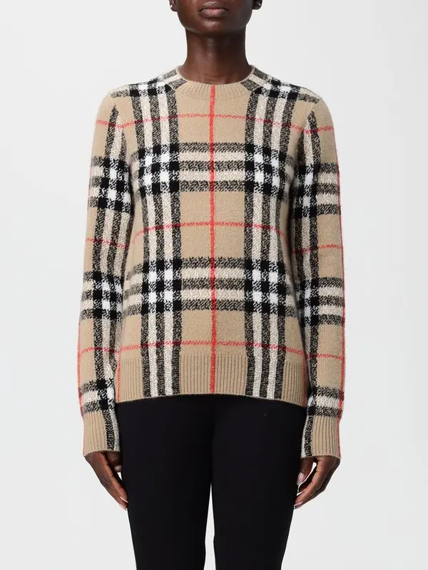 Burberry Checkered Knit Sweater