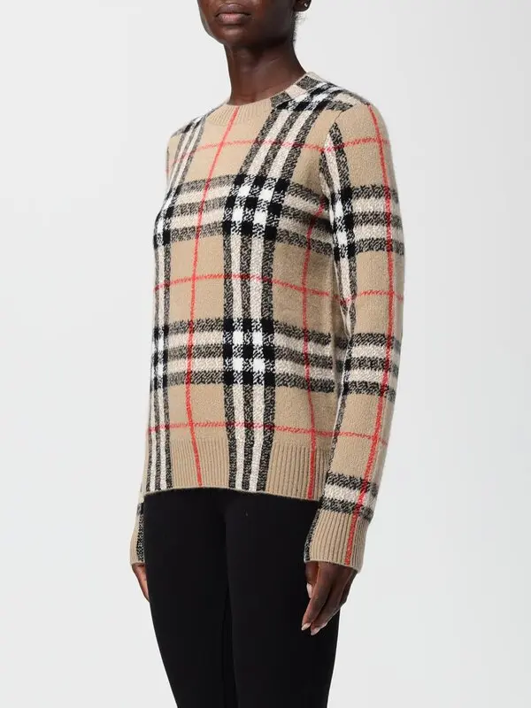 Burberry Checkered Knit Sweater