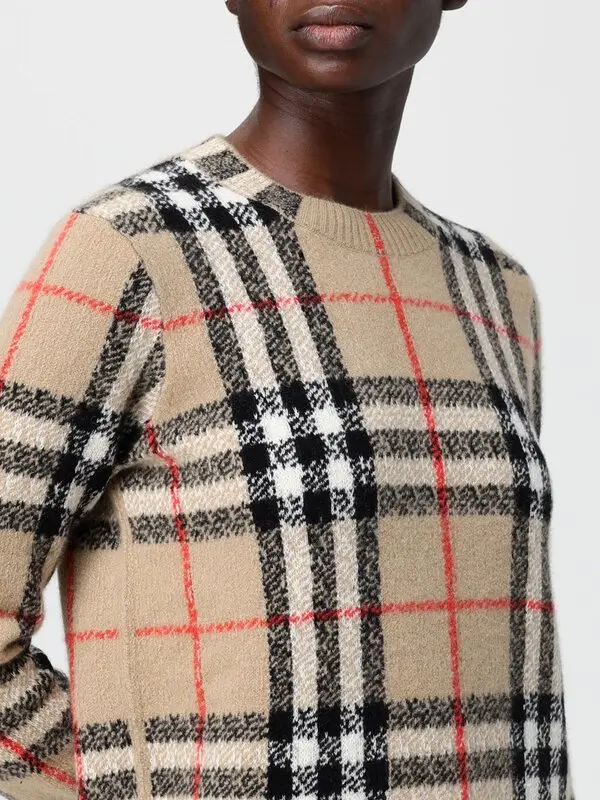 Burberry Checkered Knit Sweater