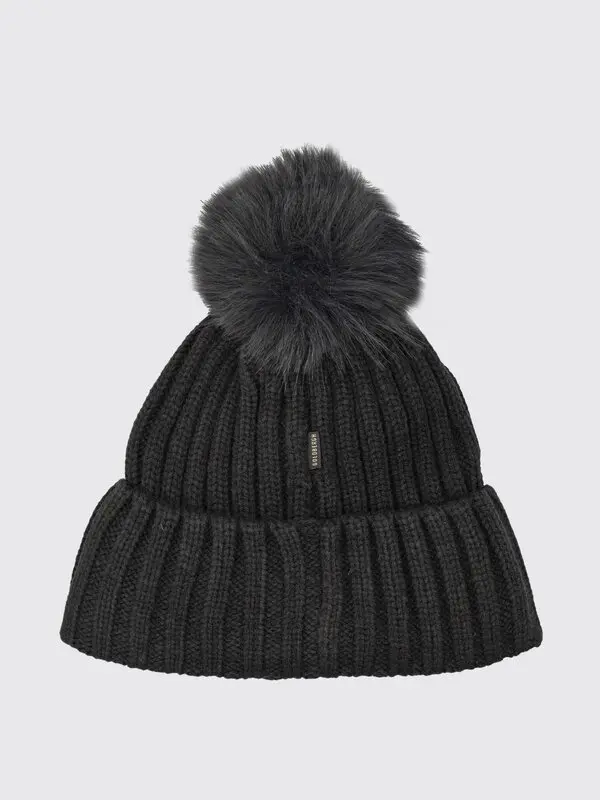 Goldbergh Ribbed Beanie - Black