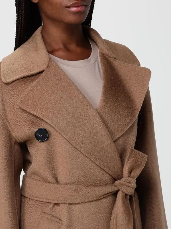 Max Mara Double Breasted Coat - Camel