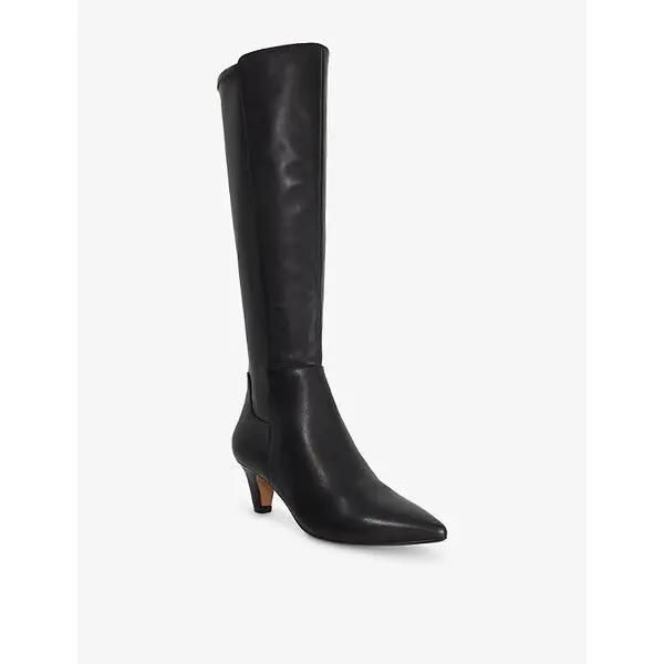 DUNE Leather Heeled Knee-high Boots