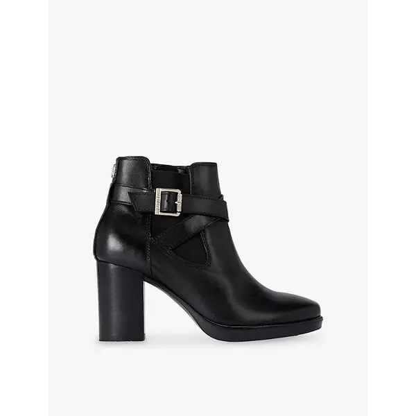 Carvela Wide-fit Leather Heeled Ankle Boots