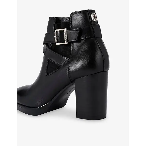 Carvela Wide-fit Leather Heeled Ankle Boots