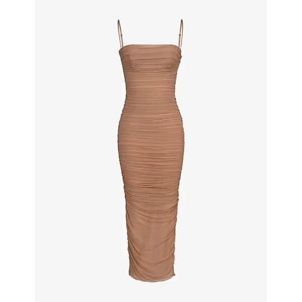 open lace back dress Fornarina Maxi Dress in Pepto Pink  Rabbit Borrows