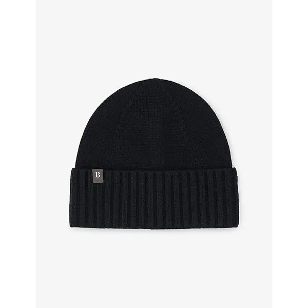 Boggi Milano Wool Beanie - Black