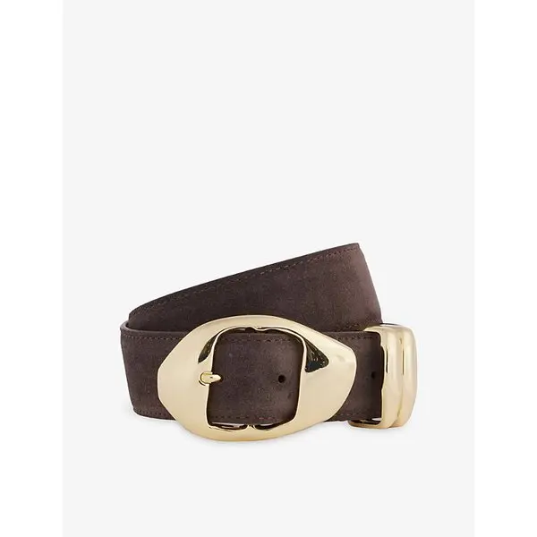AMANU Grumeti Leather Belt - Chocolate