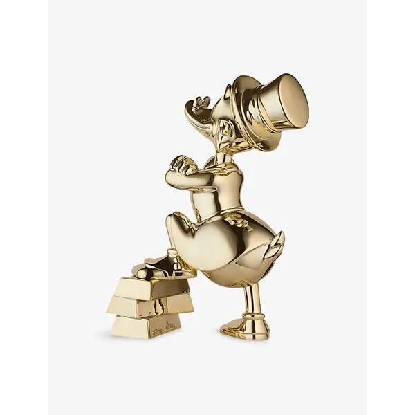 LEBLON DELIENNE Uncle Scrooge Ingots Small Chrome Resin Figurine 30cm