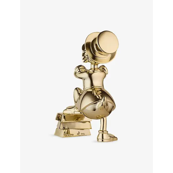 LEBLON DELIENNE Uncle Scrooge Ingots Small Chrome Resin Figurine 30cm