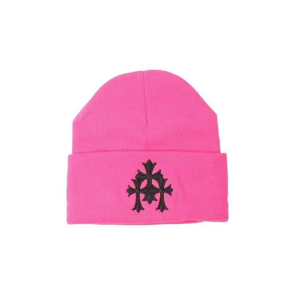 Chrome Hearts Triple Cross Beanie - Pink
