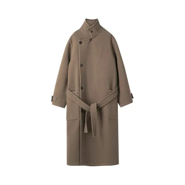 LEMAIRE Wrap Coat - Brown