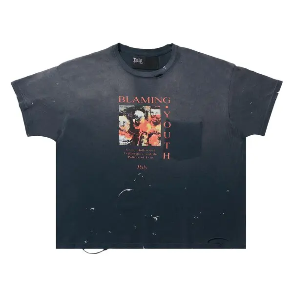 PALY HOLLYWOOD Blaming Youth T-shirt - Black