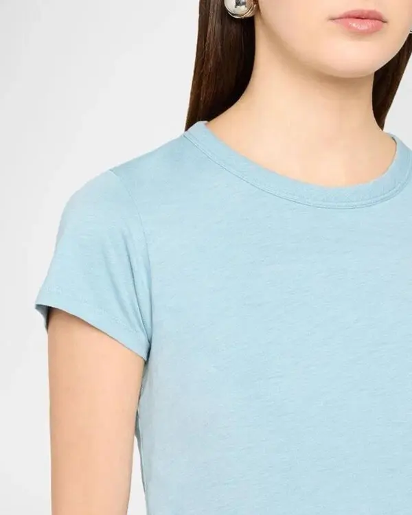 Rag & Bone Slub Knit Tee - Tealbl
