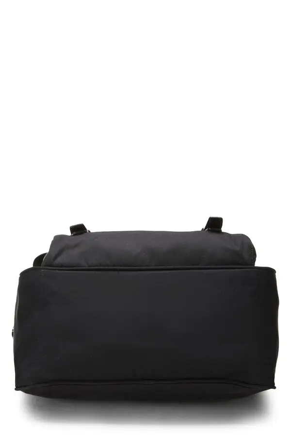 Prada Double Buckle Messenger Bag - Black