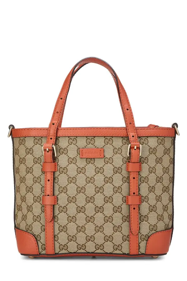 Gucci Original Gg Convertible Zip Handbag - Beige