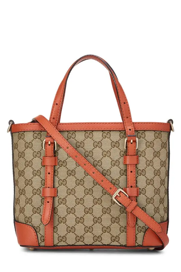 Gucci Original Gg Convertible Zip Handbag - Beige