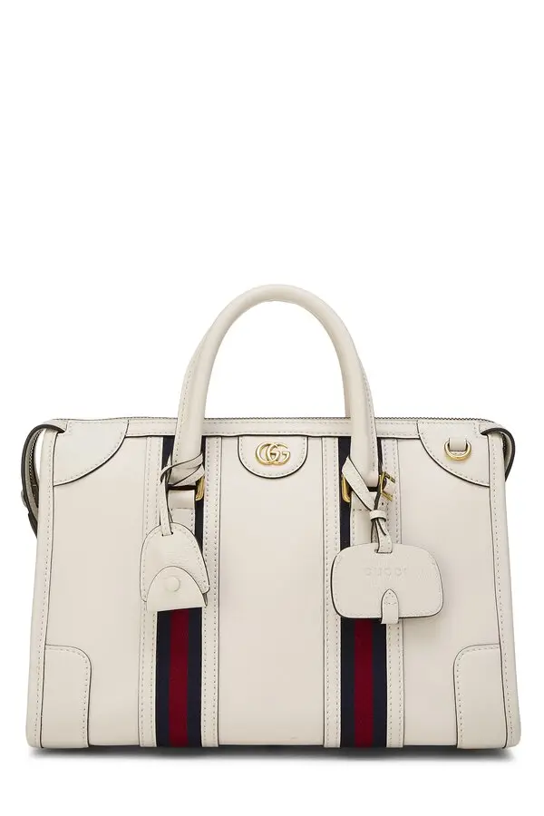 Gucci Leather Ophidia Top Handle Bag