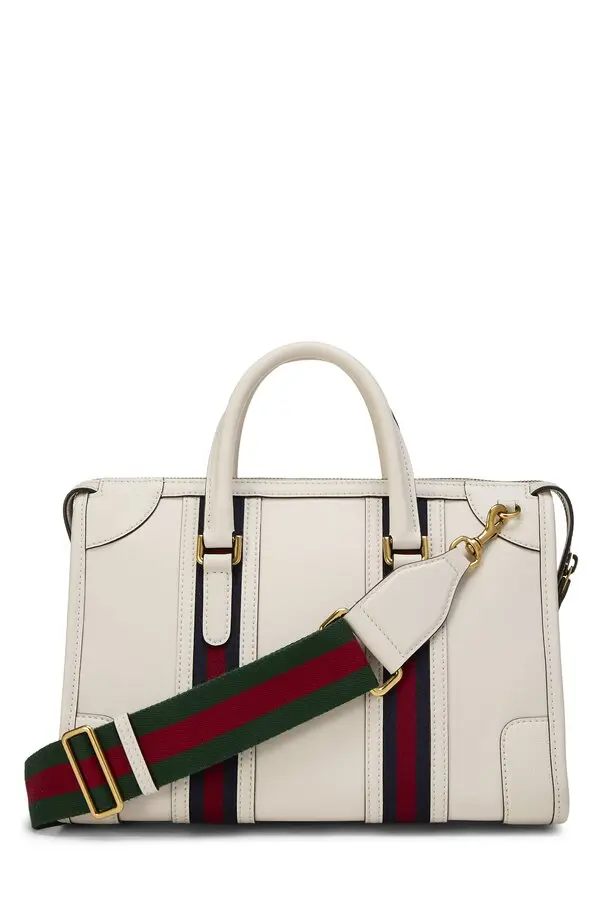 Gucci Leather Ophidia Top Handle Bag