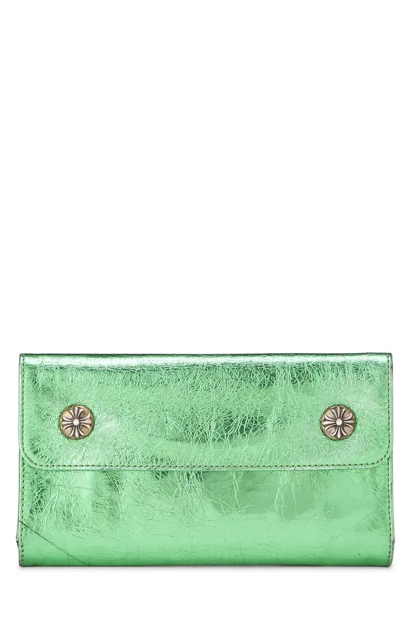 Chrome Hearts Cross Ball Wallet - Green