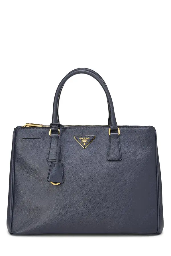 Prada Saffiano Executive Tote - Navy