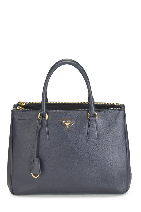 Prada Saffiano Executive Tote - Navy