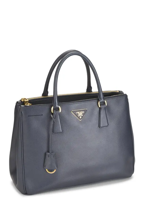 Prada Saffiano Executive Tote - Navy