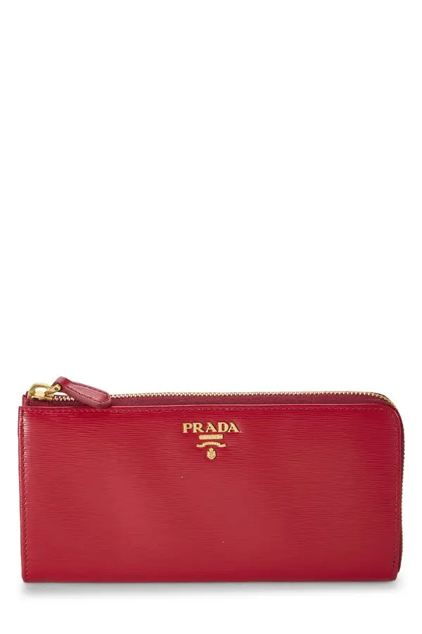 Prada Vitello Move Continental Wallet
