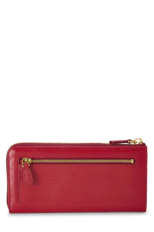 Prada Vitello Move Continental Wallet