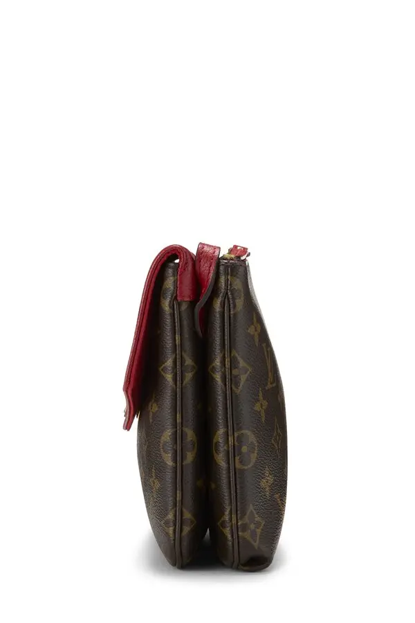 LOUIS VUITTON Monogram Canvas Twice - Red