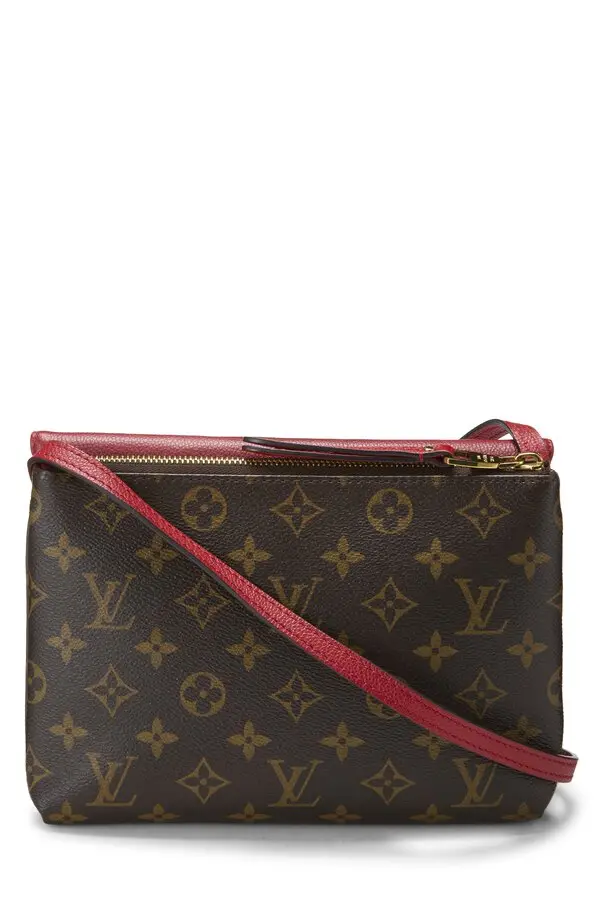 LOUIS VUITTON Monogram Canvas Twice - Red